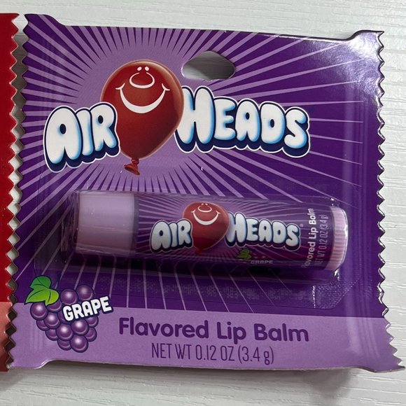 Airheads | Makeup | Airheads Grape Cherry Flavored Lip Balm | Poshmark